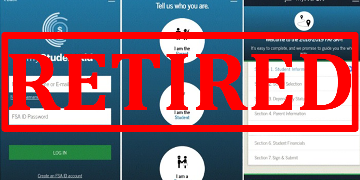 ICYMI: myStudentAid Mobile App Retired | College Aid Services