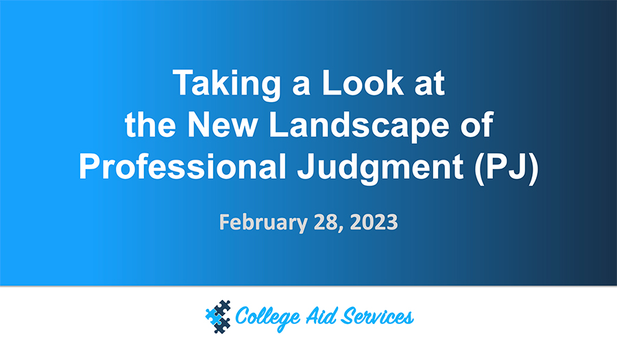Webinar: Taking A Look At The New Landscape of Professional Judgments ...