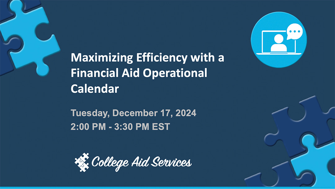 Maximizing Efficiency with a Financial Aid Operational Calendar ...