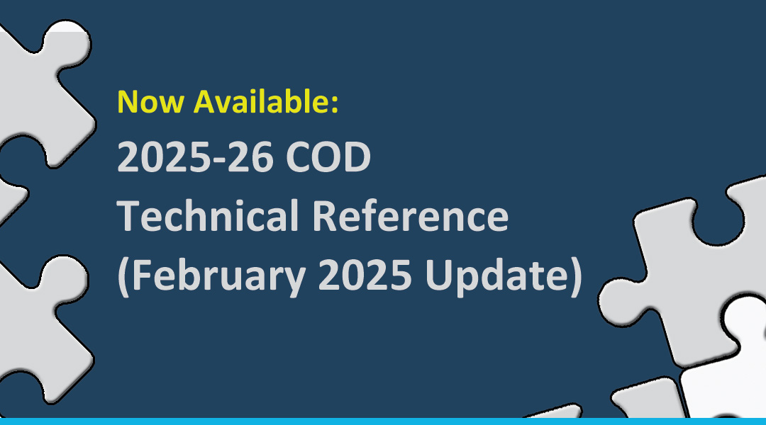 2025-26 COD Technical Reference (February 2025 Update) | College Aid ...
