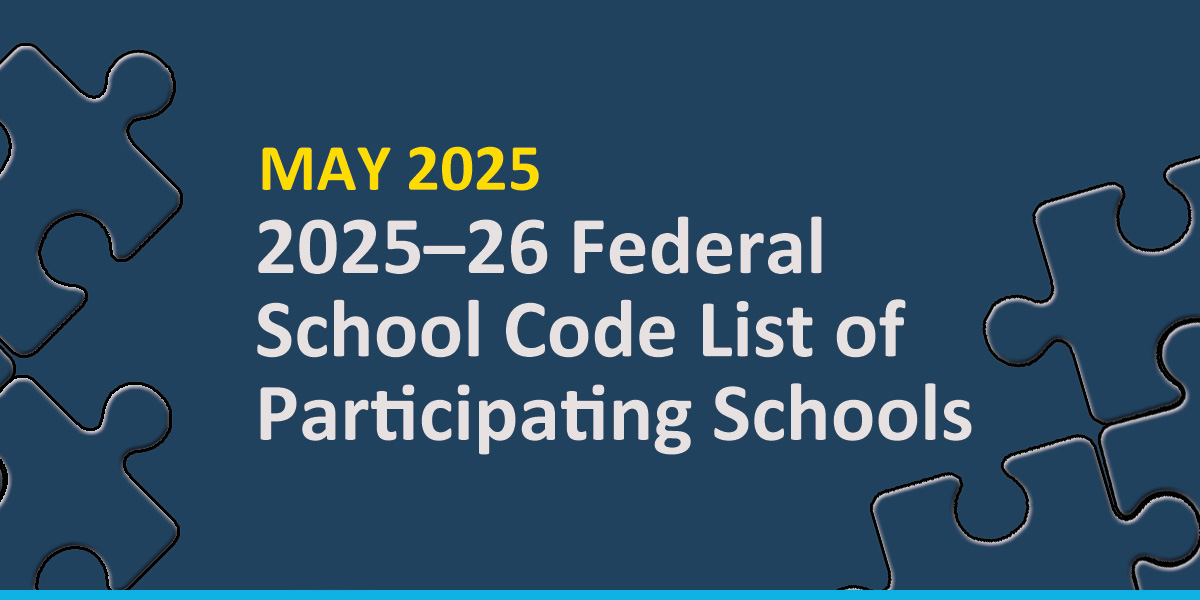 2025–26 Federal School Code List of Participating Schools (May 2025 ...