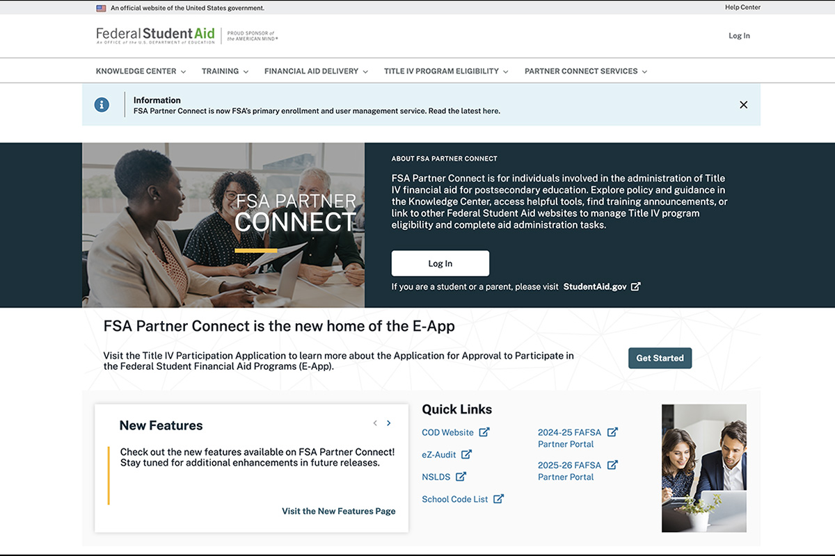 SAIG Enrollment Functionality Now Live on FSA Partner Connect | College ...