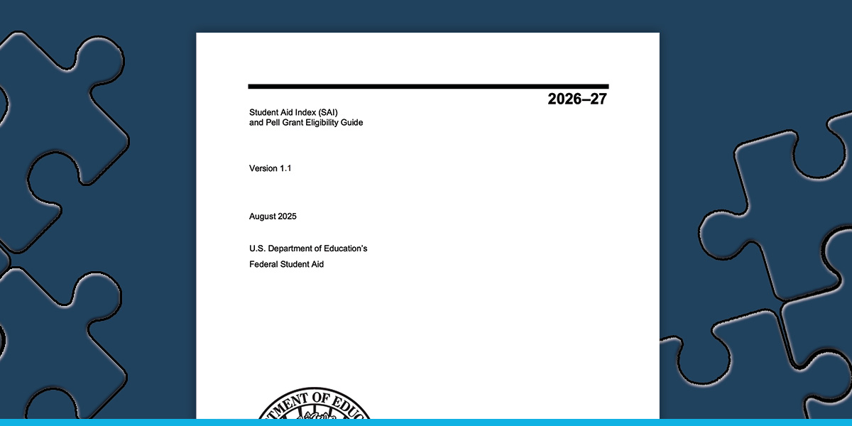 Updated 2026-27 Student Aid Index (SAI) and Pell Grant Eligibility ...