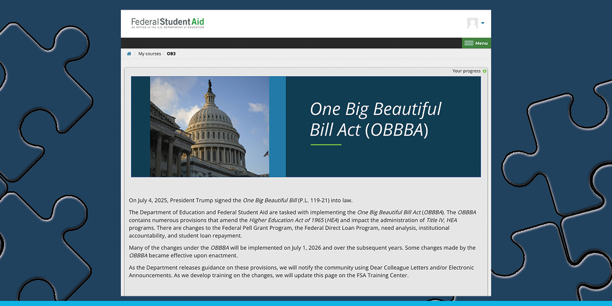 OBBBA Overview Training Course Now Available (One Big Beautiful Bill ...